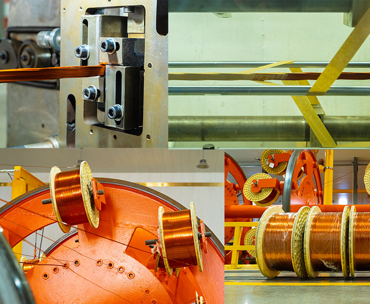 Transformer Winding Wrapped Insulated Nomex Paper Covered CTC from ...